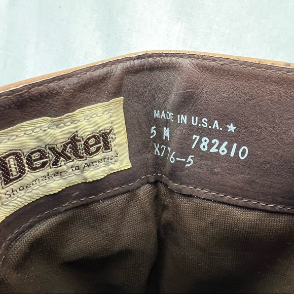 Dex | Shoes | Vintage 7s Dex Leather Boots Sz 5 | Poshmark
